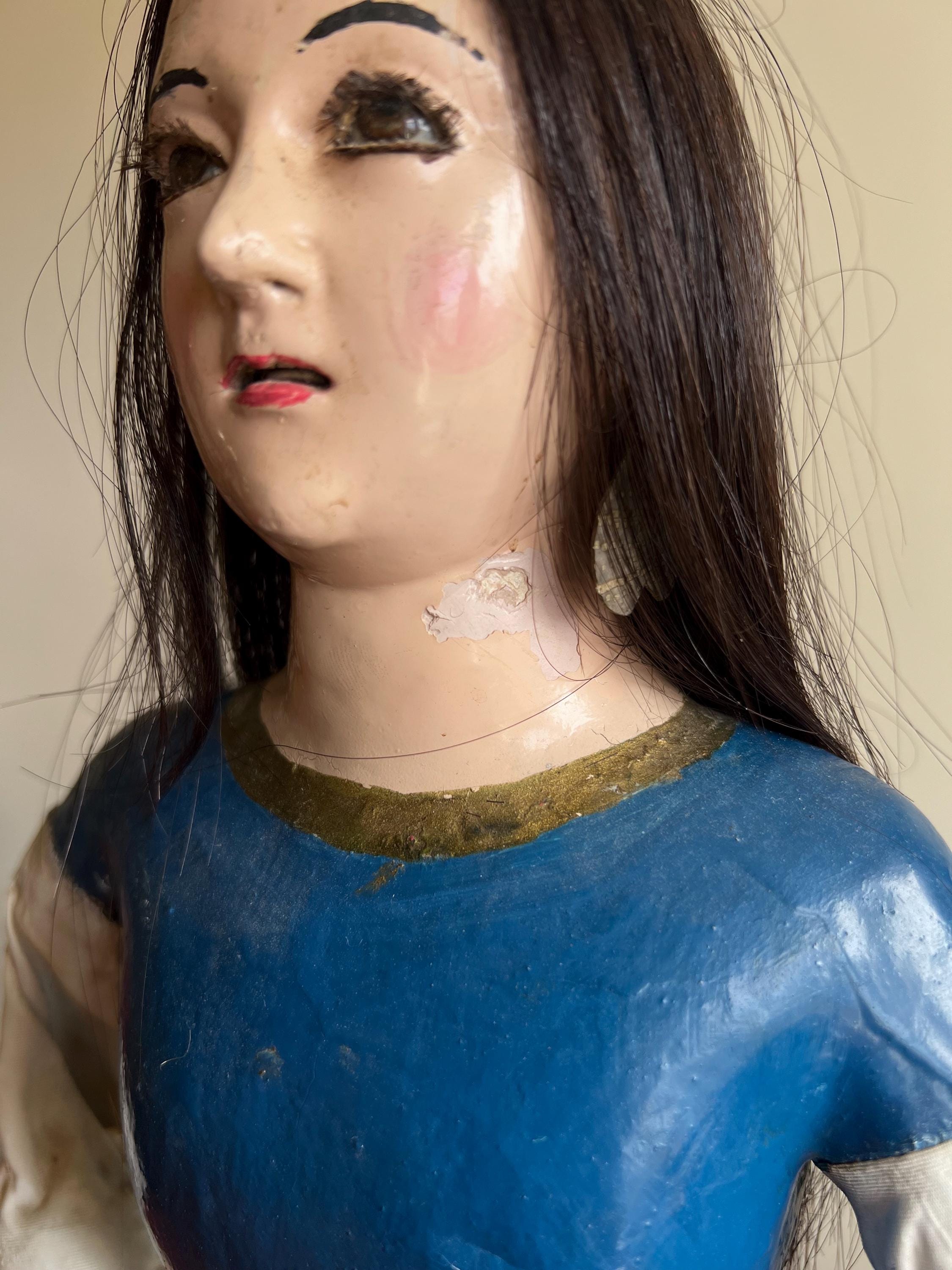 19th Century Bolivian Doll/statue – Stunning Vintage Mannequin - Etsy