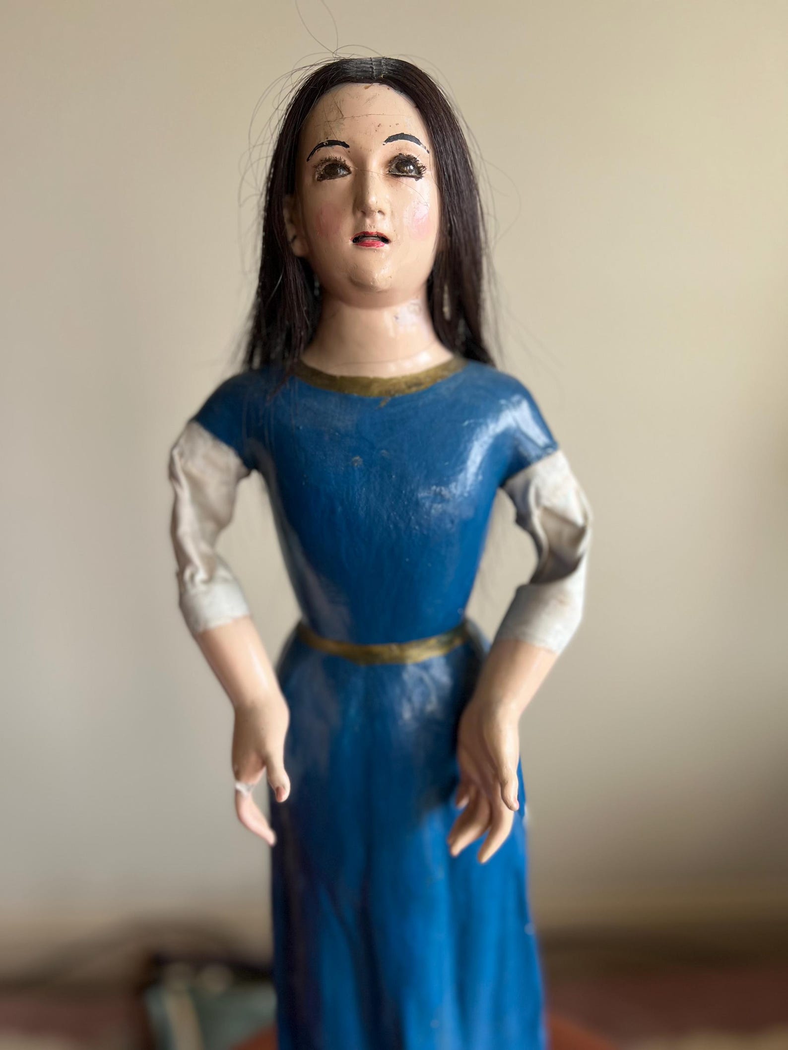 19th Century Bolivian Doll/statue – Stunning Vintage Mannequin - Etsy