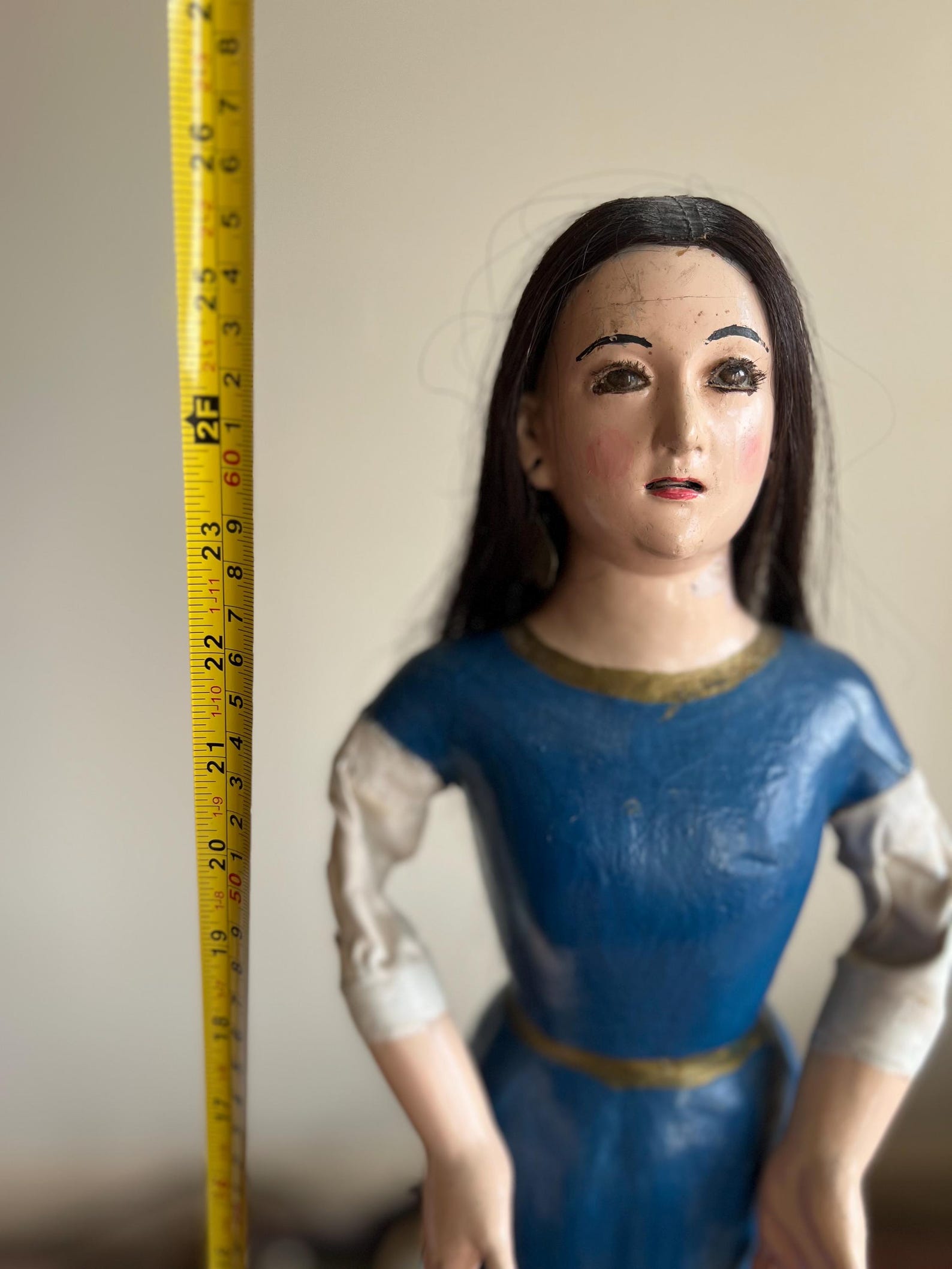 19th Century Bolivian Doll/statue – Stunning Vintage Mannequin - Etsy
