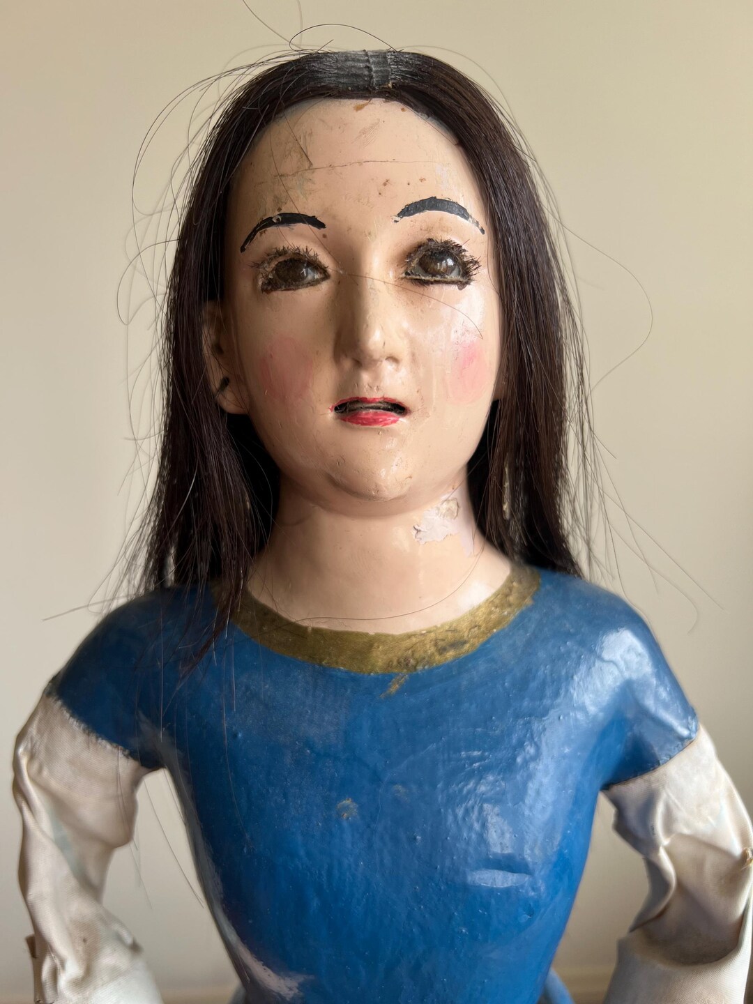 19th Century Bolivian Doll/statue – Stunning Vintage Mannequin - Etsy