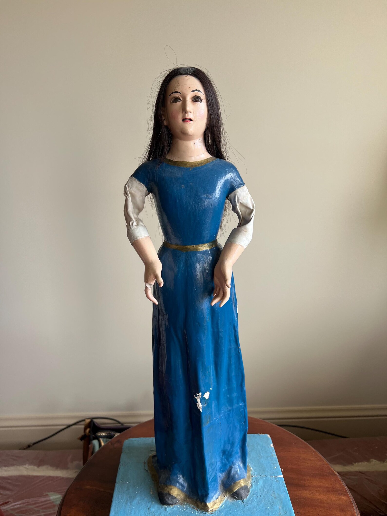 19th Century Bolivian Doll/statue – Stunning Vintage Mannequin - Etsy