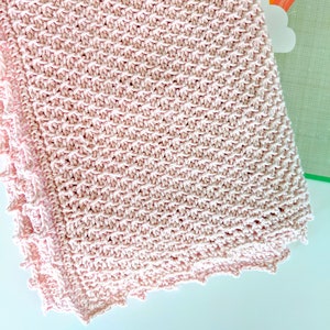 Addie's Baby Blanket Crochet PATTERN - Tunisian Crochet - Crochet Baby ...