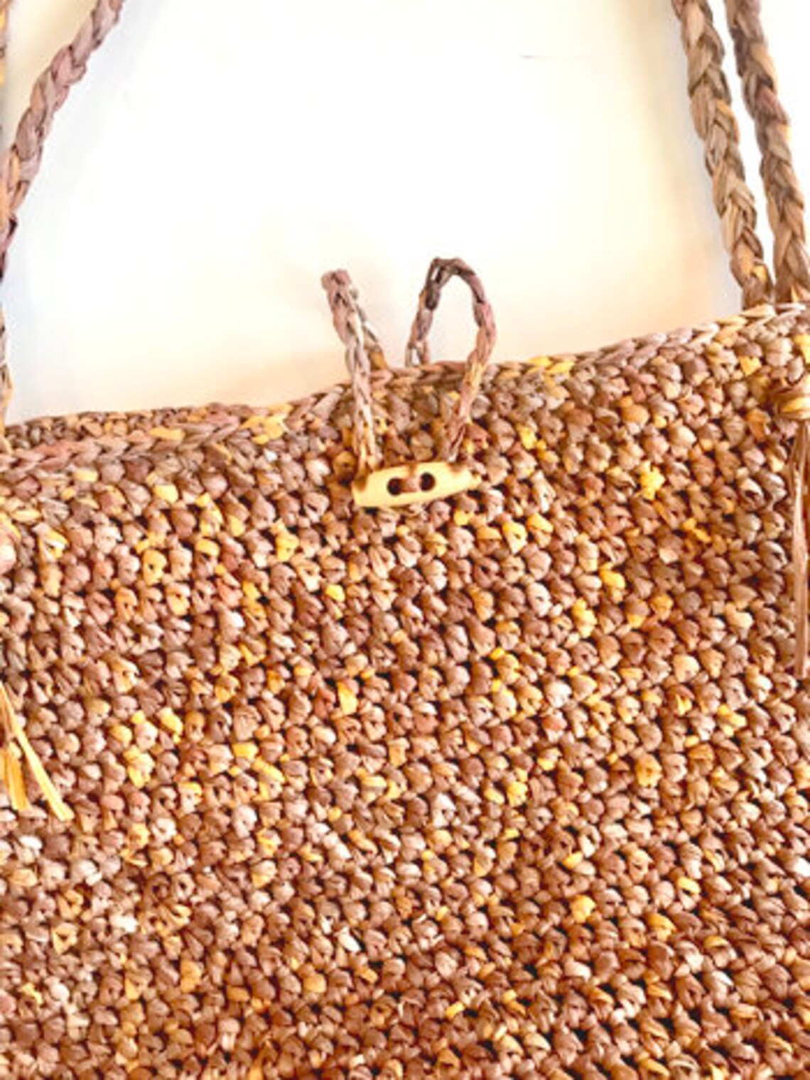 Beach Bound Straw Bag Crochet Pattern Beach Tote Straw Bag | Etsy