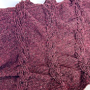 Holiday Cable Throw Crochet Pattern Blanket Crochet Pattern Afghan ...