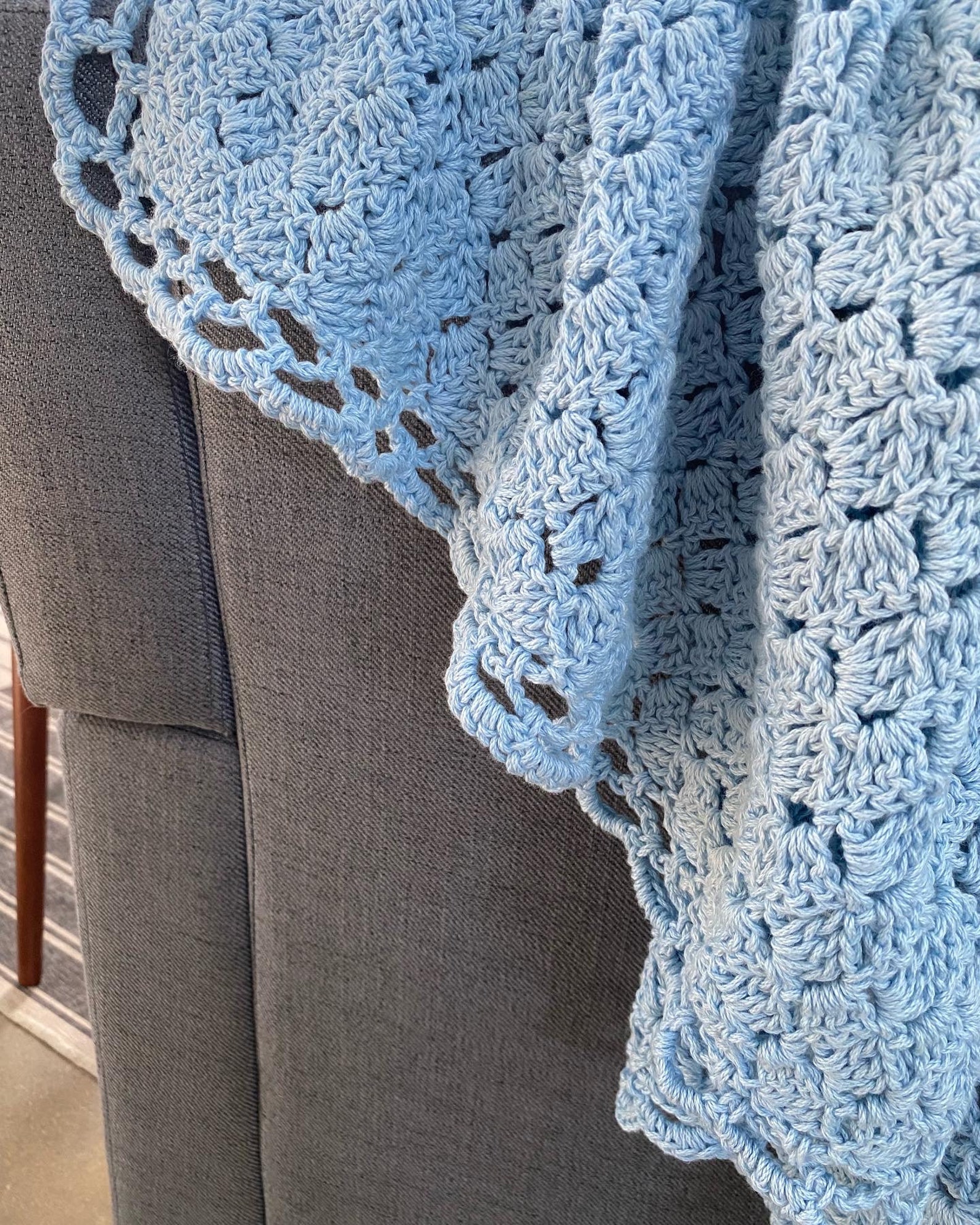 Crochet PATTERN Heirloom Baby Blanket - Lacy Baby Blanket - Heirloom ...