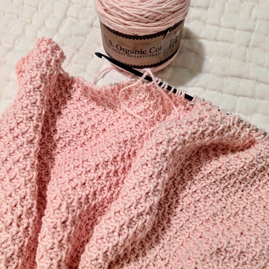 Addie's Baby Blanket Crochet PATTERN Tunisian Crochet - Etsy