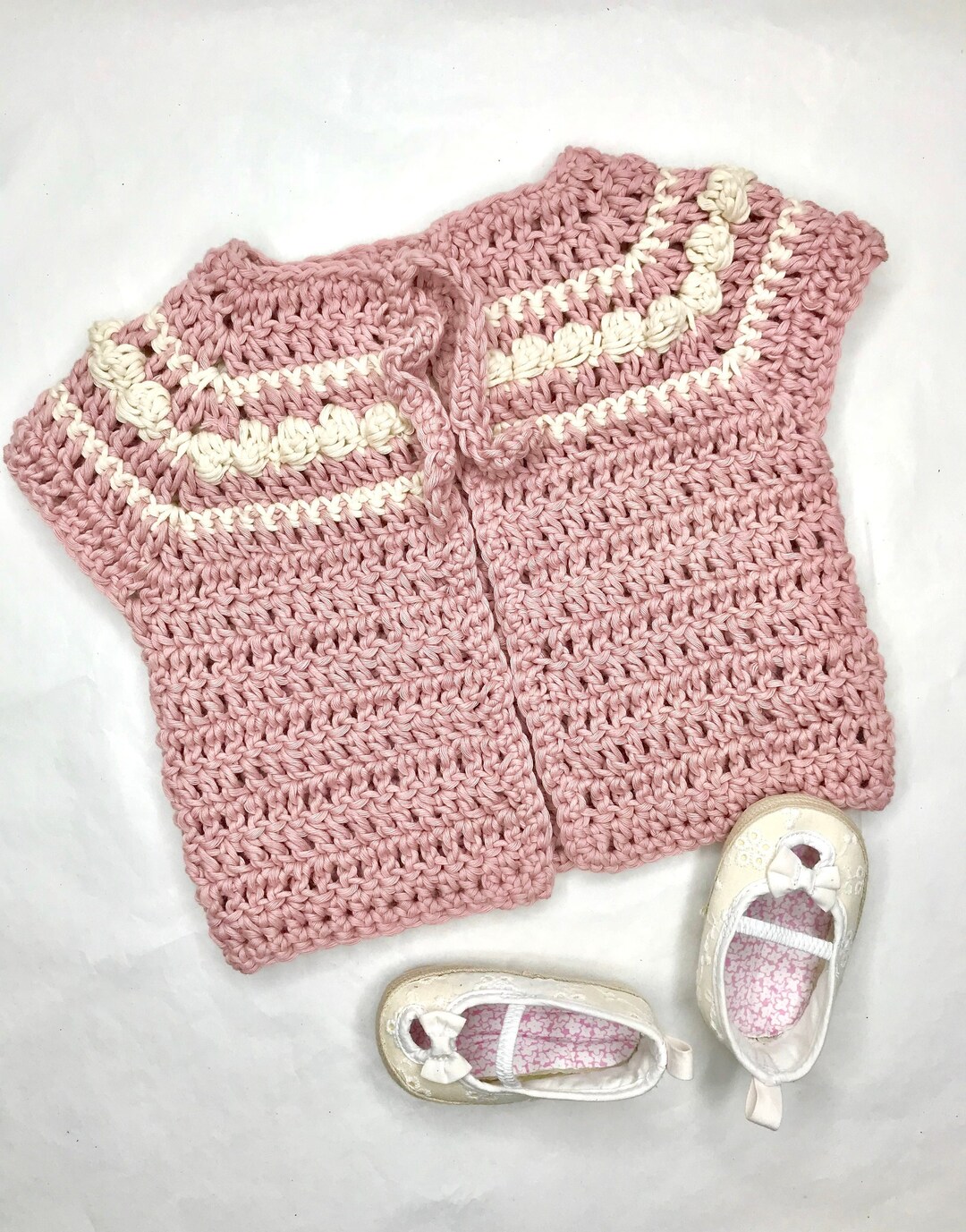 Girls Cardigan Crochet PATTERN Easy Short Sleeve or Long - Etsy