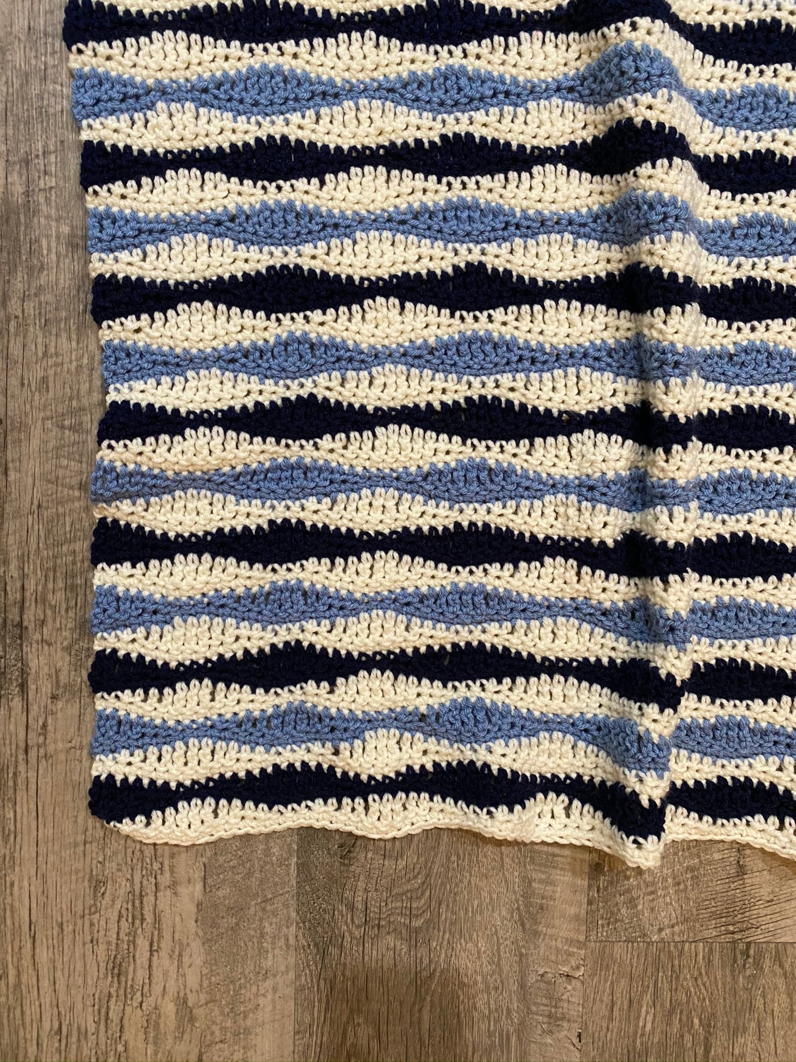 Benjamin Throw Crochet PATTERN Wave Stitch Blanket Crochet | Etsy