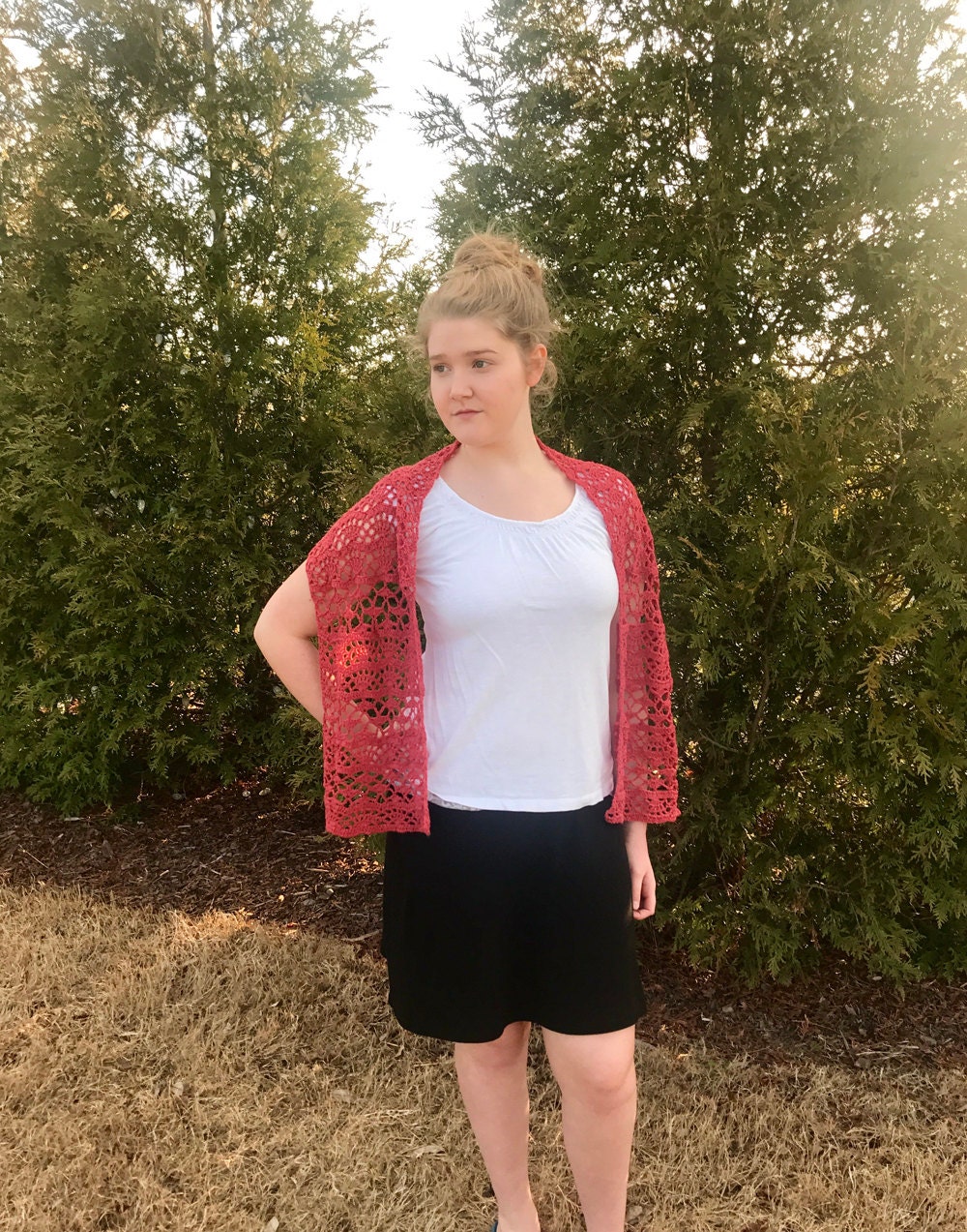 Shawl Crochet PATTERN - Shoulder Wrap - Shawl Crochet Pattern - One ...