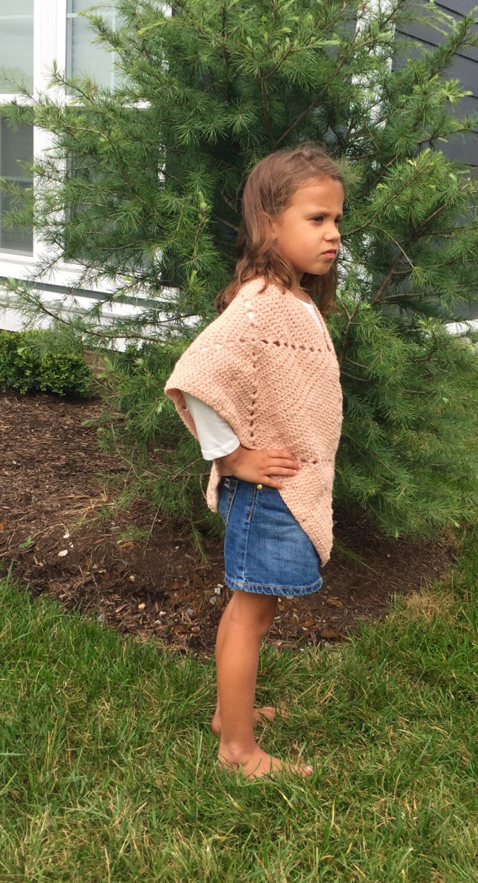 Easy Poncho Crochet PATTERN Modern Poncho Crochet Pattern | Etsy