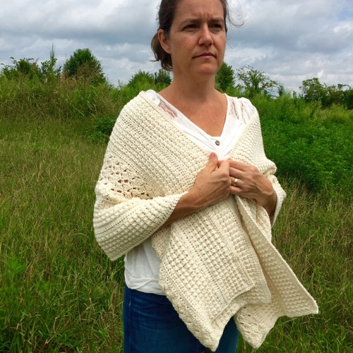 Crochet PATTERN Shawl Shoulder Wrap Shawl Crochet Pattern | Etsy