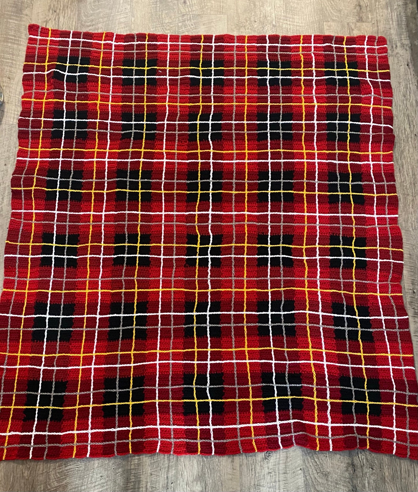 Flannel Blanket Crochet PATTERN Valentine's Day Gift | Etsy