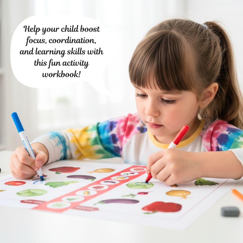 Neuro Exercises Workbook for Kids, Bilateral Tracing Activities, Brain ...