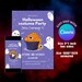Editable Halloween Birthday Party Poster Custom Ghost Theme Printable ...