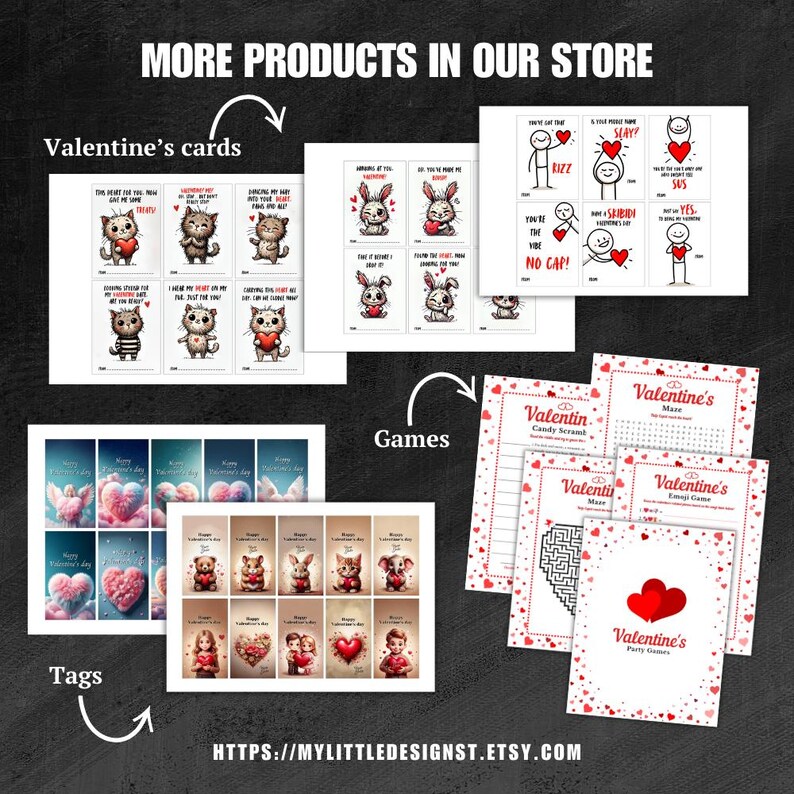 Editable Valentine's Day Cards | Printable Cat Valentine Cards | Cute ...