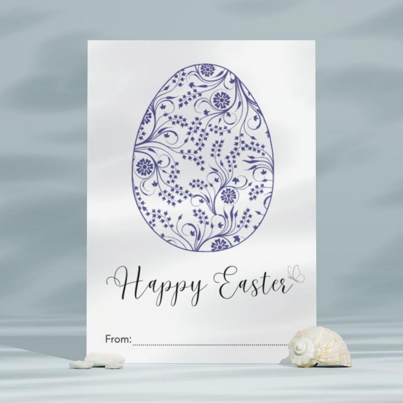 Happy Easter Printable Cards Bundle | Digital Download Happy Easter ...