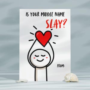 Slang Kids Valentine's Day Cards |funny Printable Classroom Valentine ...