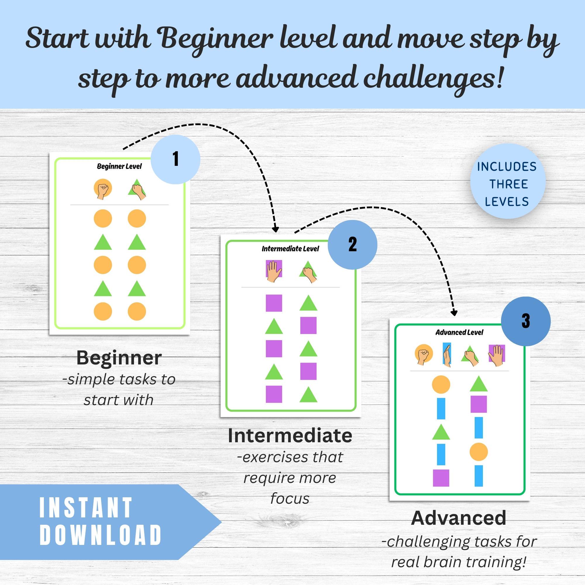 Brain Gym Activities for Kids | 21 Pages Printable Neuro Exercises ...