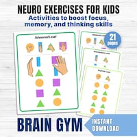 Finger Gym Tapping Game: Fine Motor Skills Activity (digital Download ...