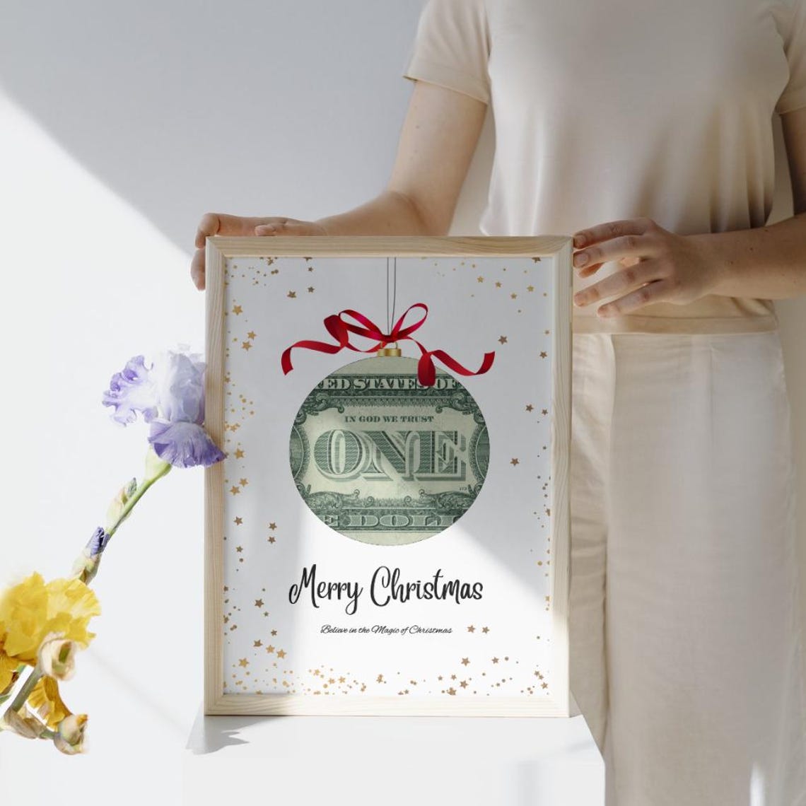 Printable Christmas Cash Gift Templates | Holiday Cash Gift Card, Xmas ...
