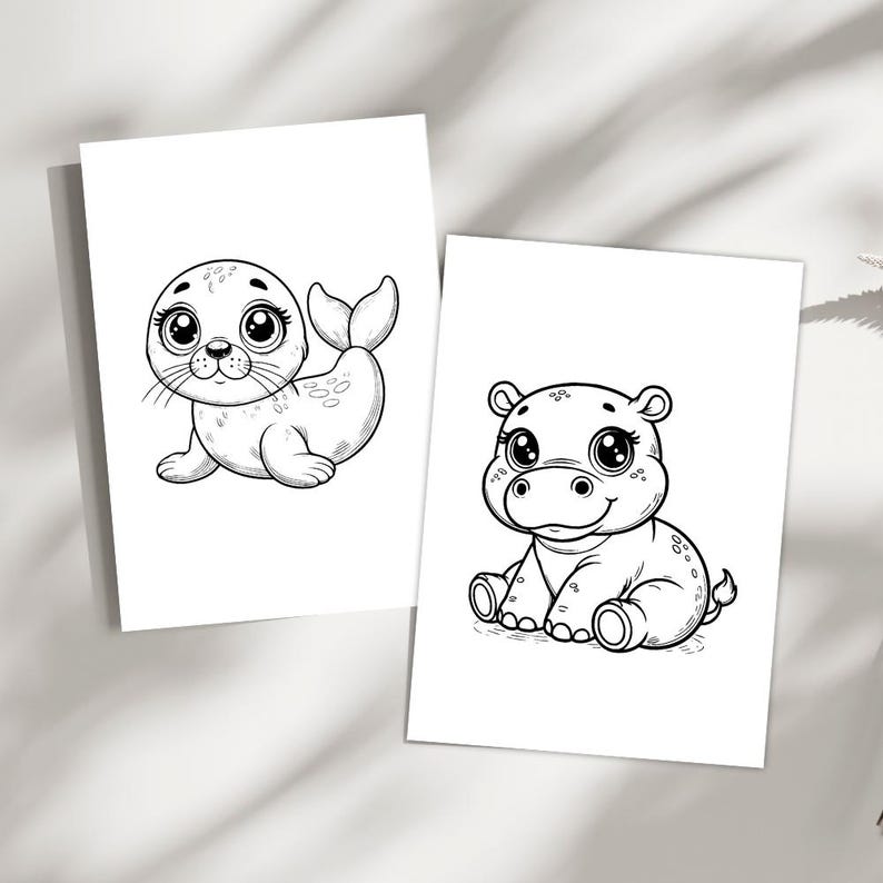 42 Animal Coloring Pages for Kids | Printable Animal Activity Sheets ...