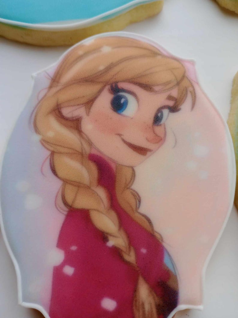 1 Dozen Frozen Birthday Sugar Cookies - Etsy