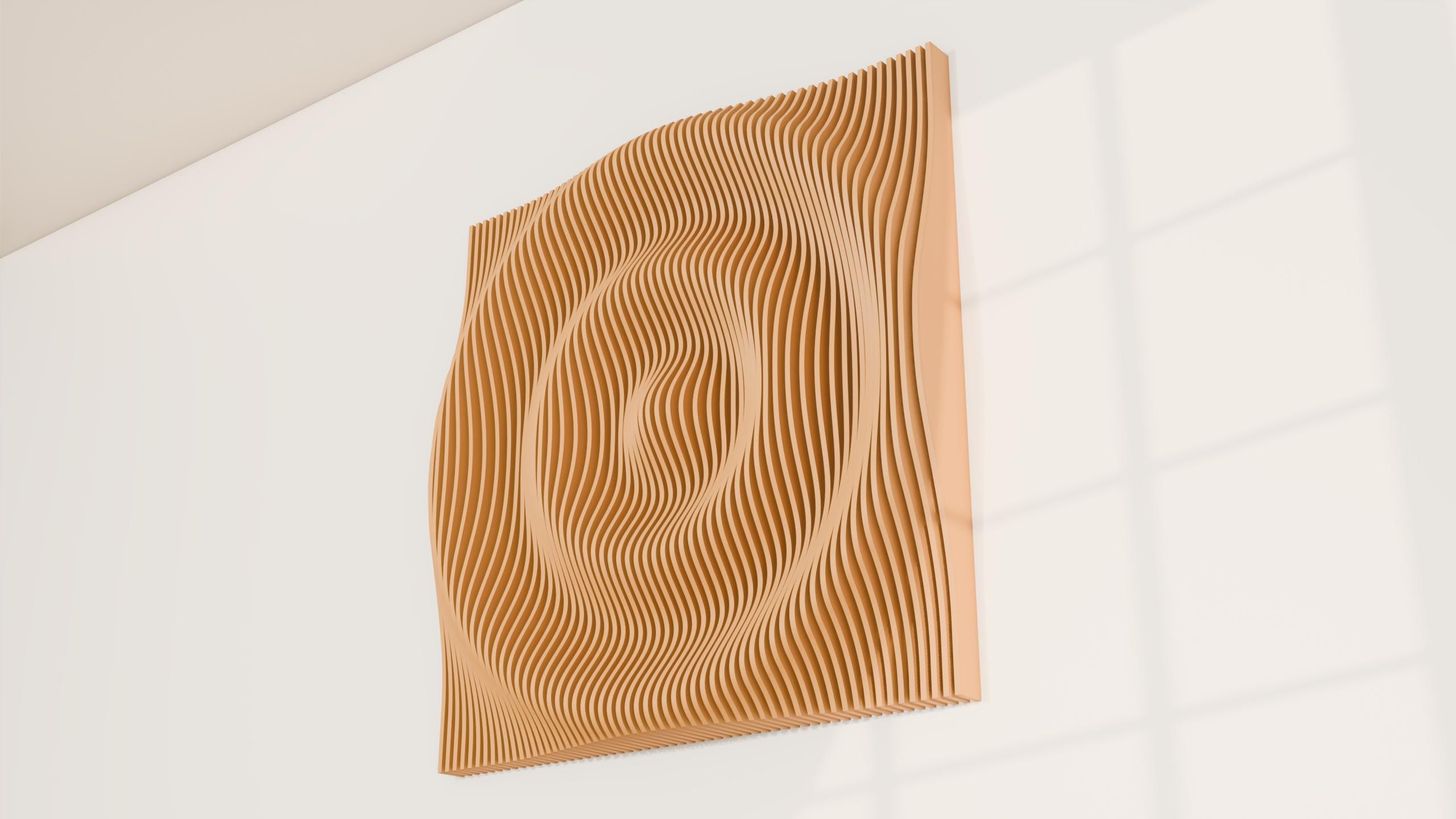 Ripple Effect Wall Art | Parametric Wall Decoration | Laser Cut Files ...