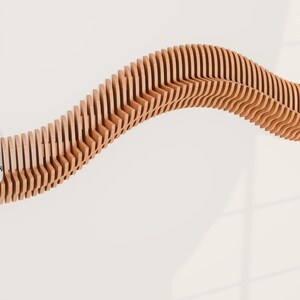 Large Parametric Wooden Wall Art | Aesthetic Wall Hanging | CNC Cutting ...