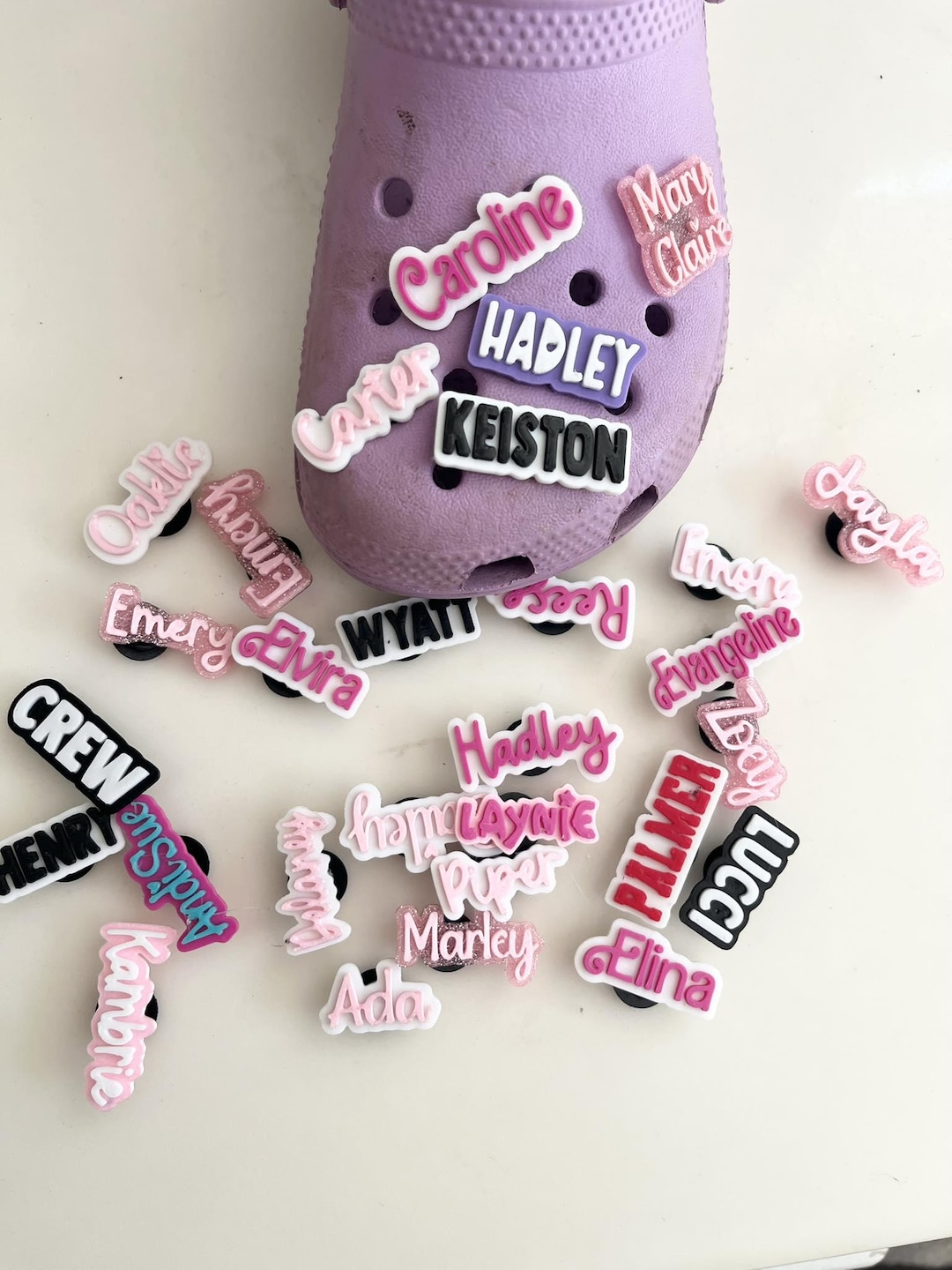 Custom Clog Charm Shoe Charms Name 3d Printed - Etsy