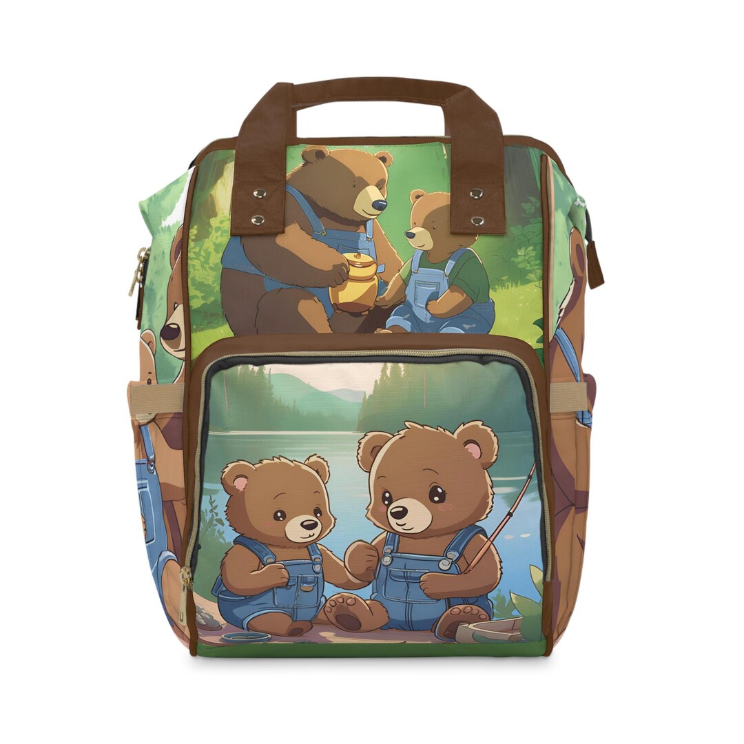 Diaper Backpack, Learning From Papa Bear, Baby Shower, Travel Bag ...