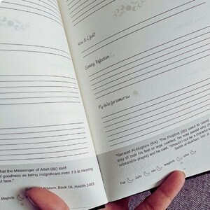 Gratitude Journal With Islamic Quotes | 204 Pages, Linen Hardcover - Etsy