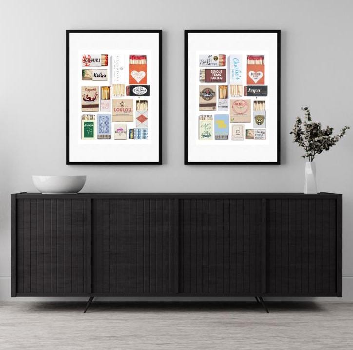 Personalized Matchbox Print - Etsy