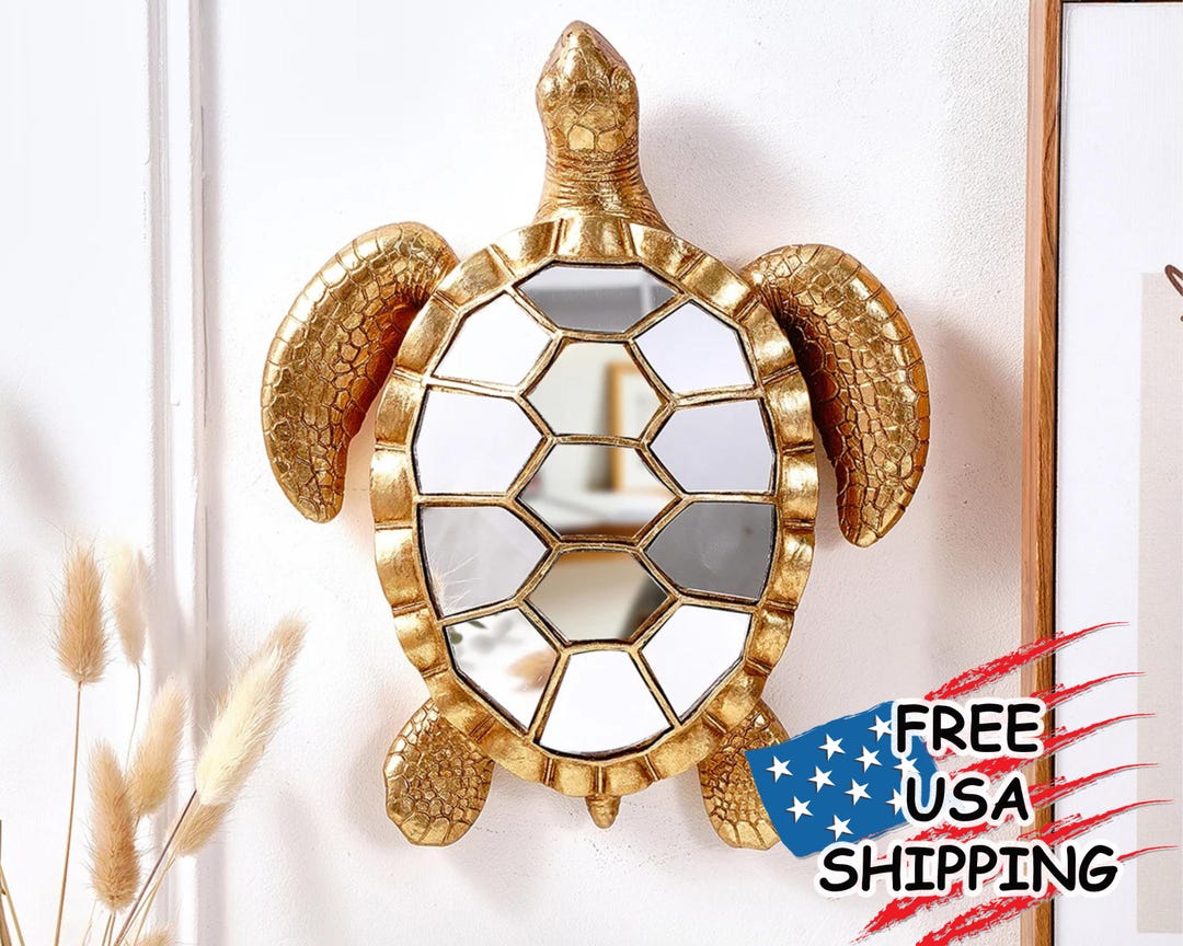 Turtle Mirror Animal Mirror Gold Bird Mirror Grasshopper Mirror Bee ...