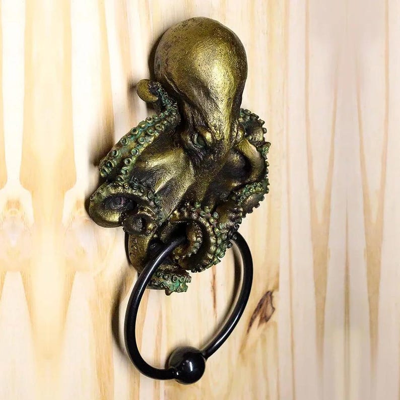 Octopus Decorative Doorbell | Octopus Door Bell | Edwardian Victorian ...