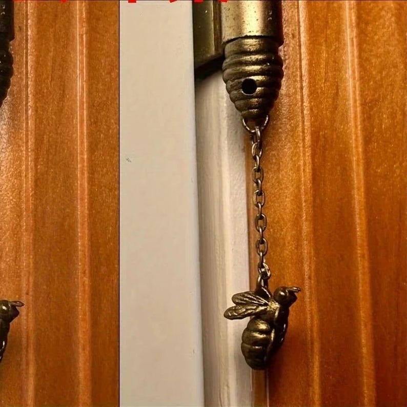 1pc Bronze Animal Door Hinges Figurines – Magnetic Cabinet Decorative ...