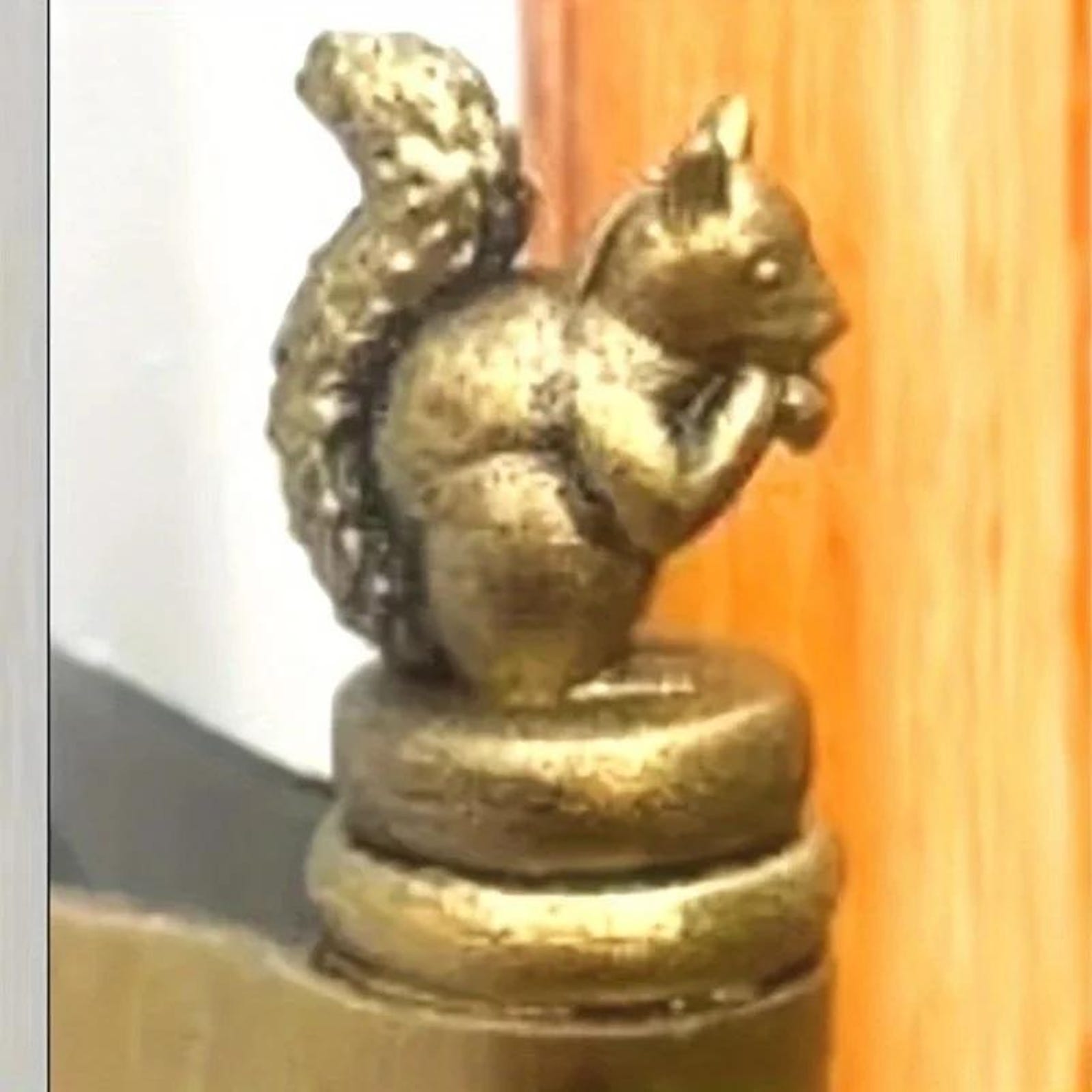 1pc Bronze Animal Door Hinges Figurines – Magnetic Cabinet Decorative ...