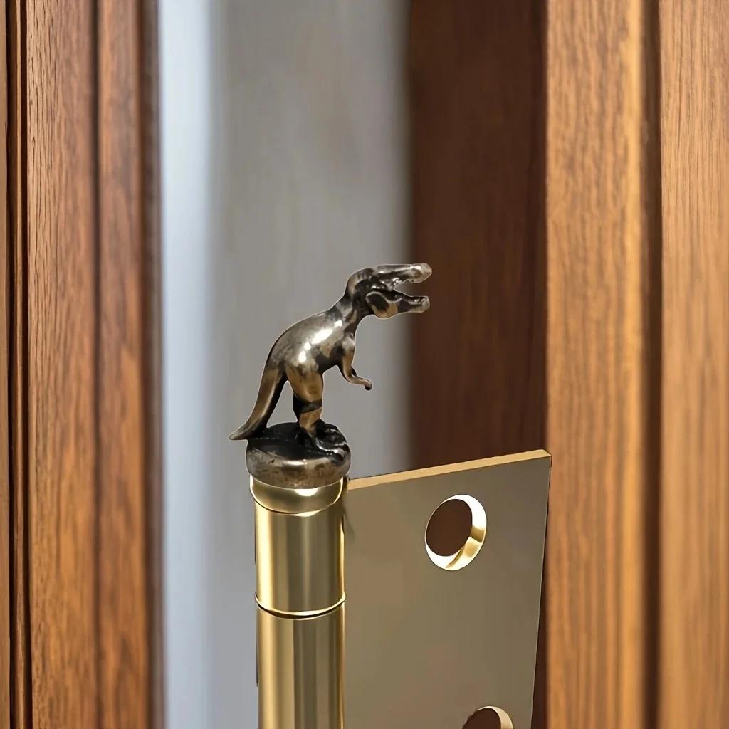 1pc Bronze Animal Door Hinges Figurines – Magnetic Cabinet Decorative ...