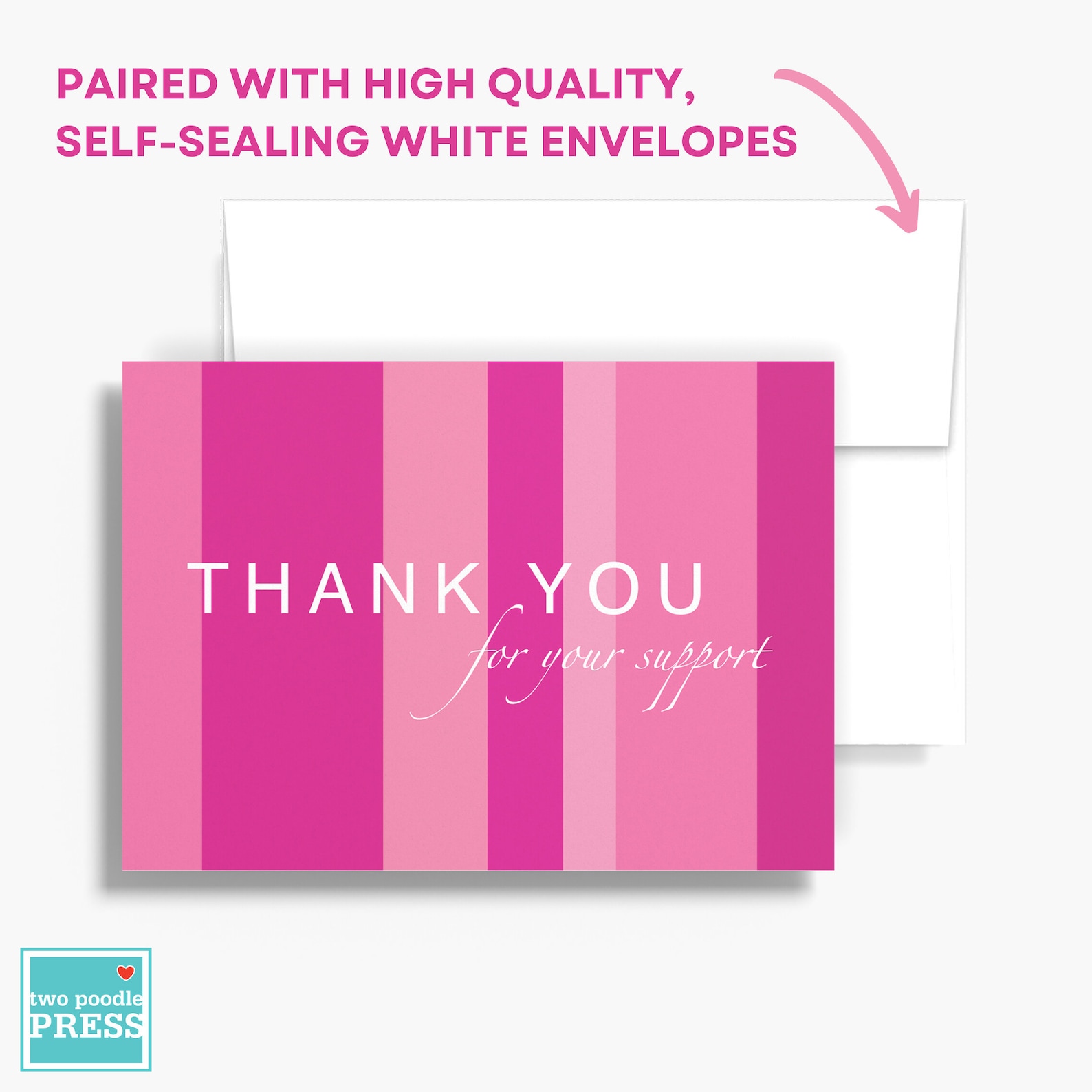 Breast Cancer Thank You Cards Pink Ribbon Breast Cancer - Etsy