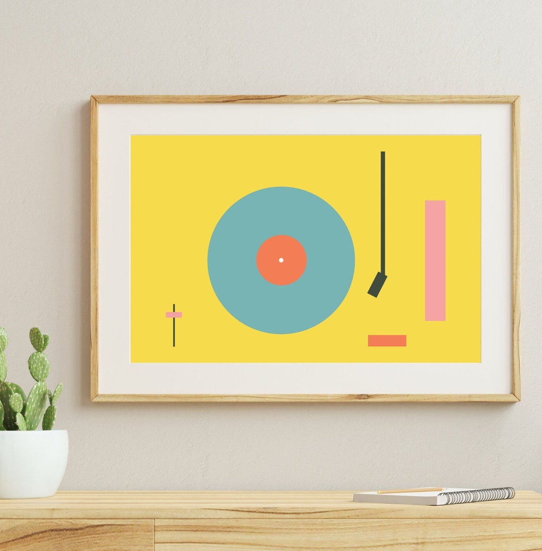 Vinyl Record Art Gift for Audiophile Record Player Vinyl Record Wall ...