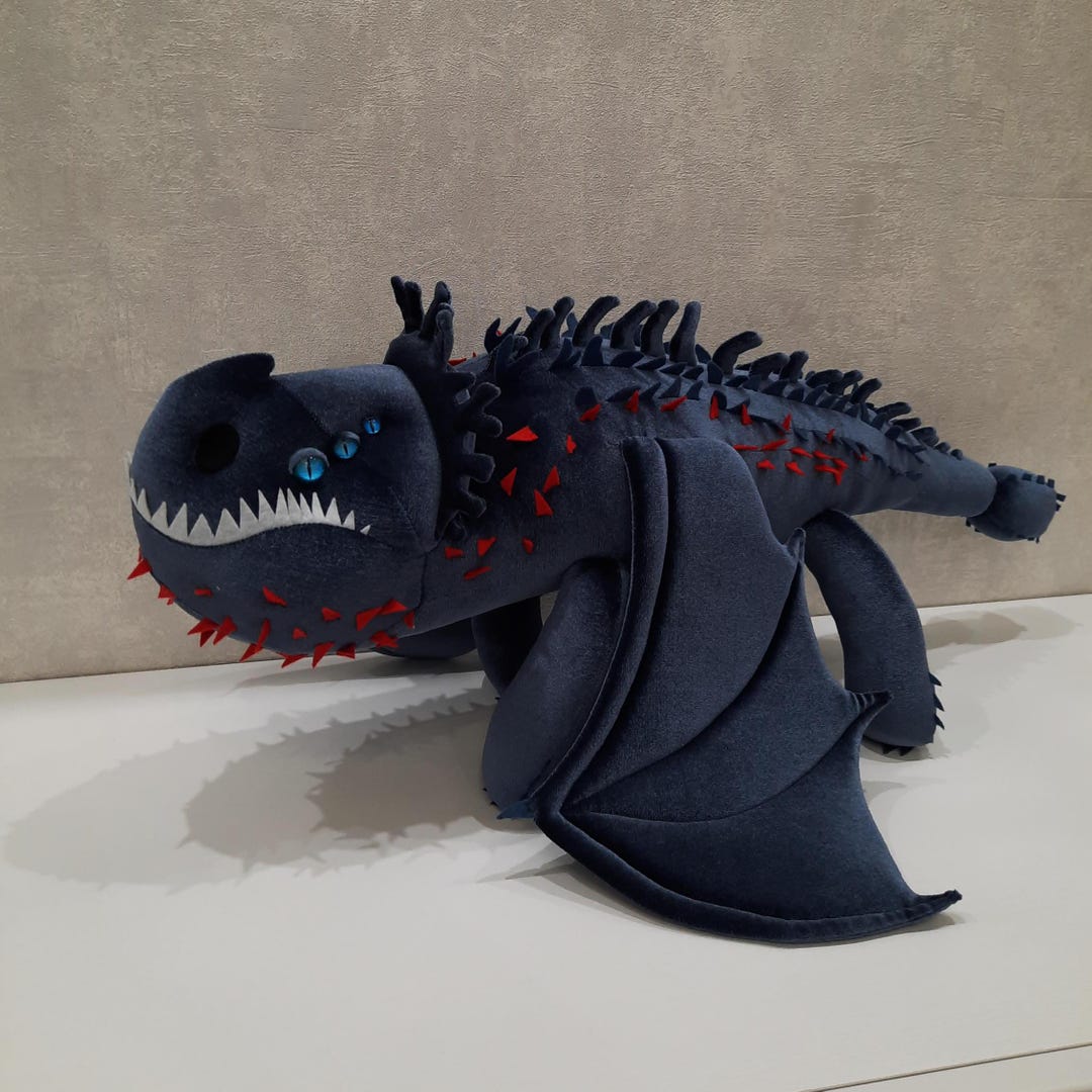 Red Death Dragon Plush | HTTYD - Etsy
