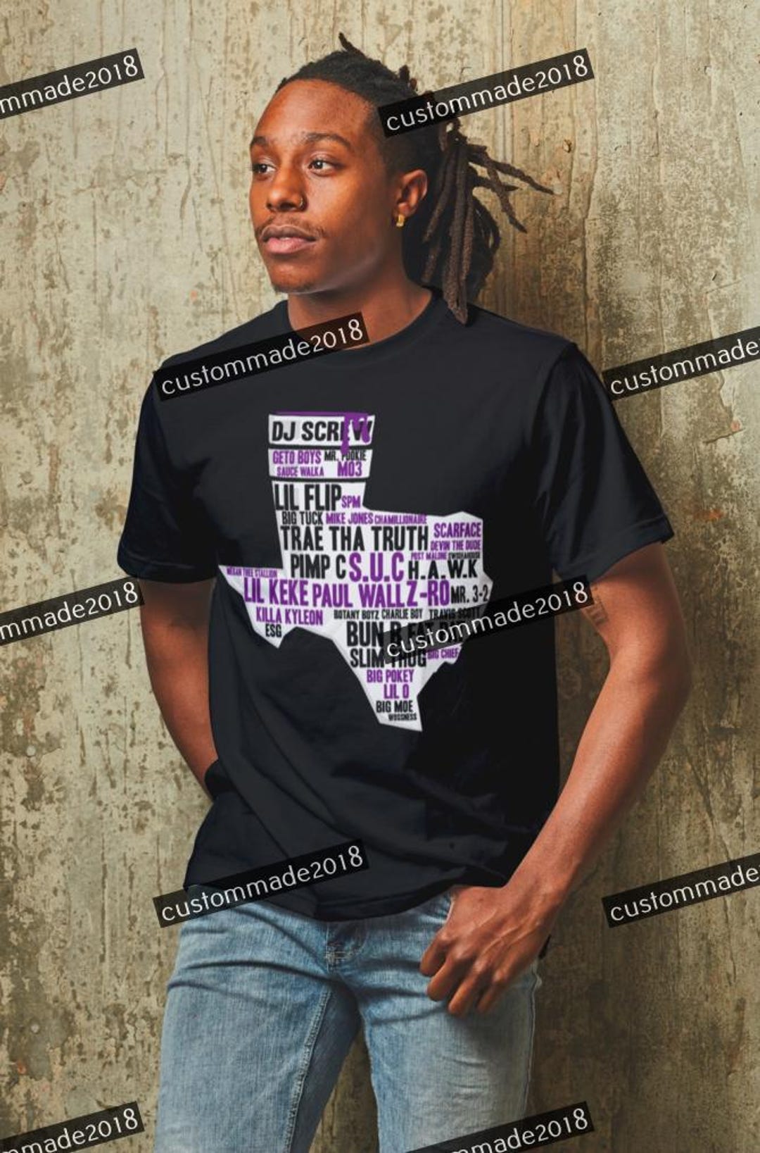 Texas Rappers Graphic T-shirt - Etsy