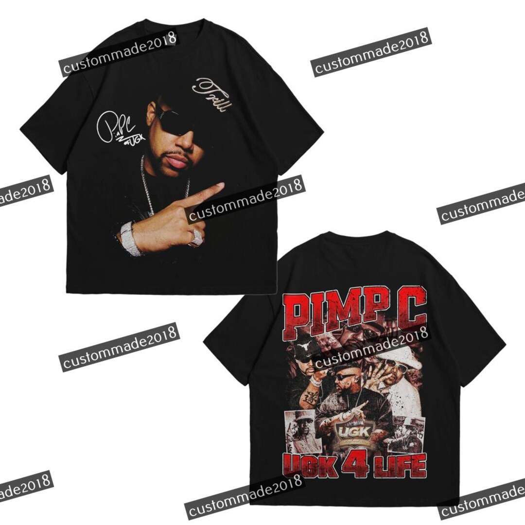 Pimp C Front and Back Graphic T-shirt - Etsy
