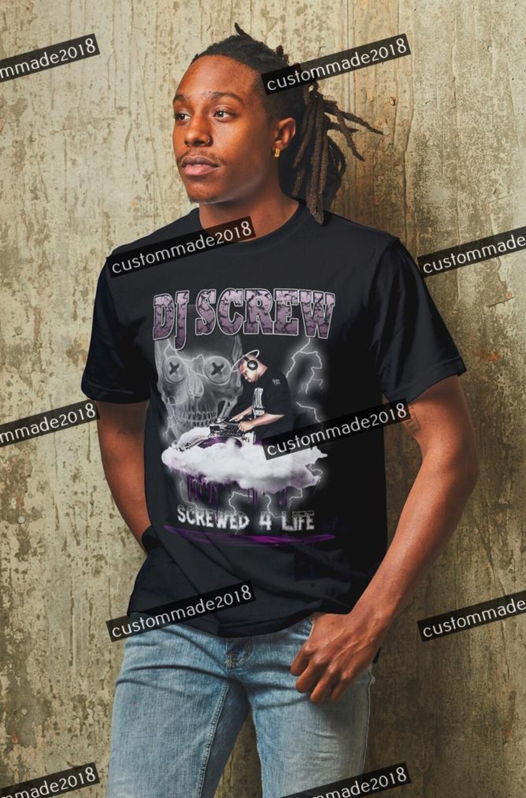 DJ Screw Screwed up Click T-shirt - Etsy