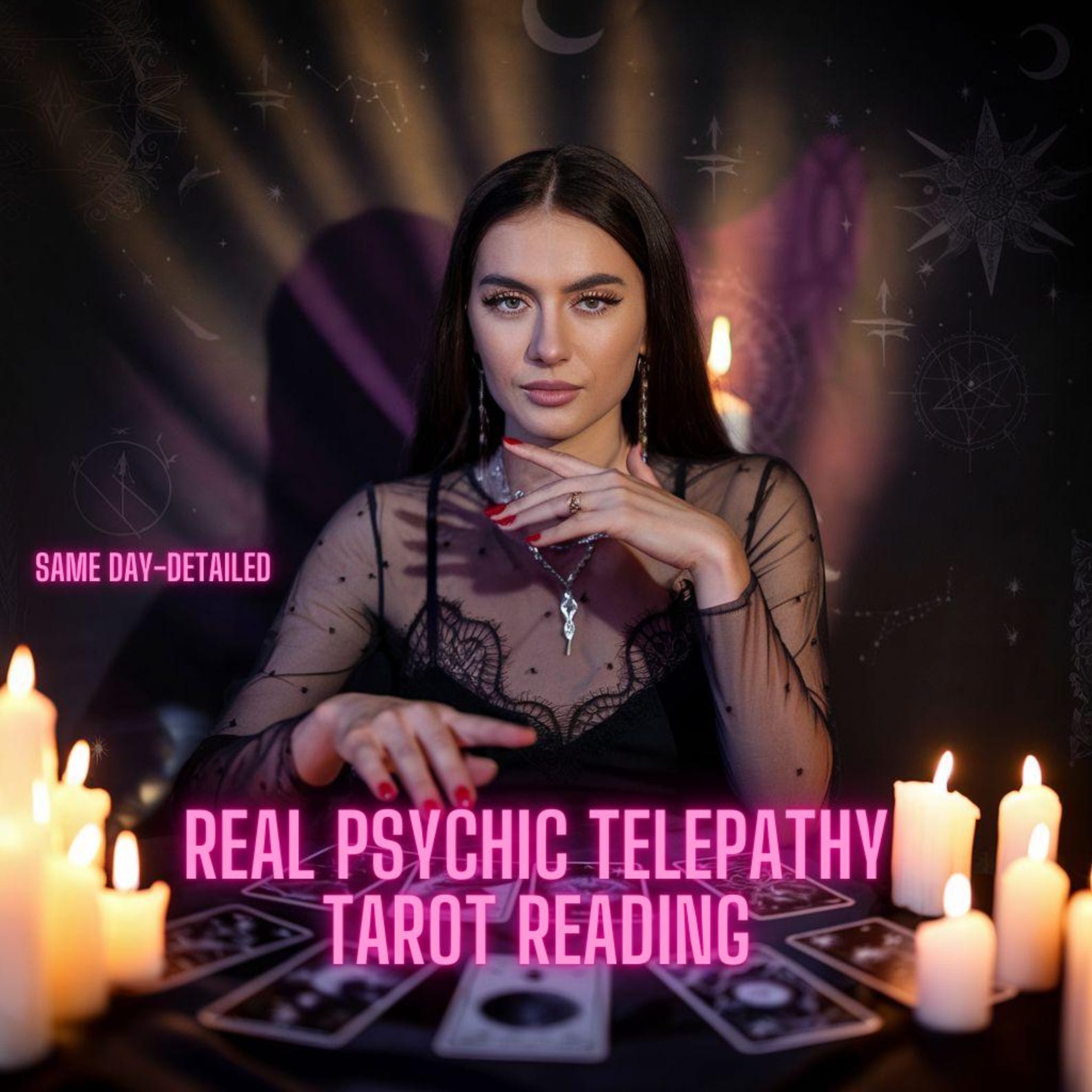 Real Psychic Telepathy Tarot Reading, Medium Reading, Same Day Tarot ...