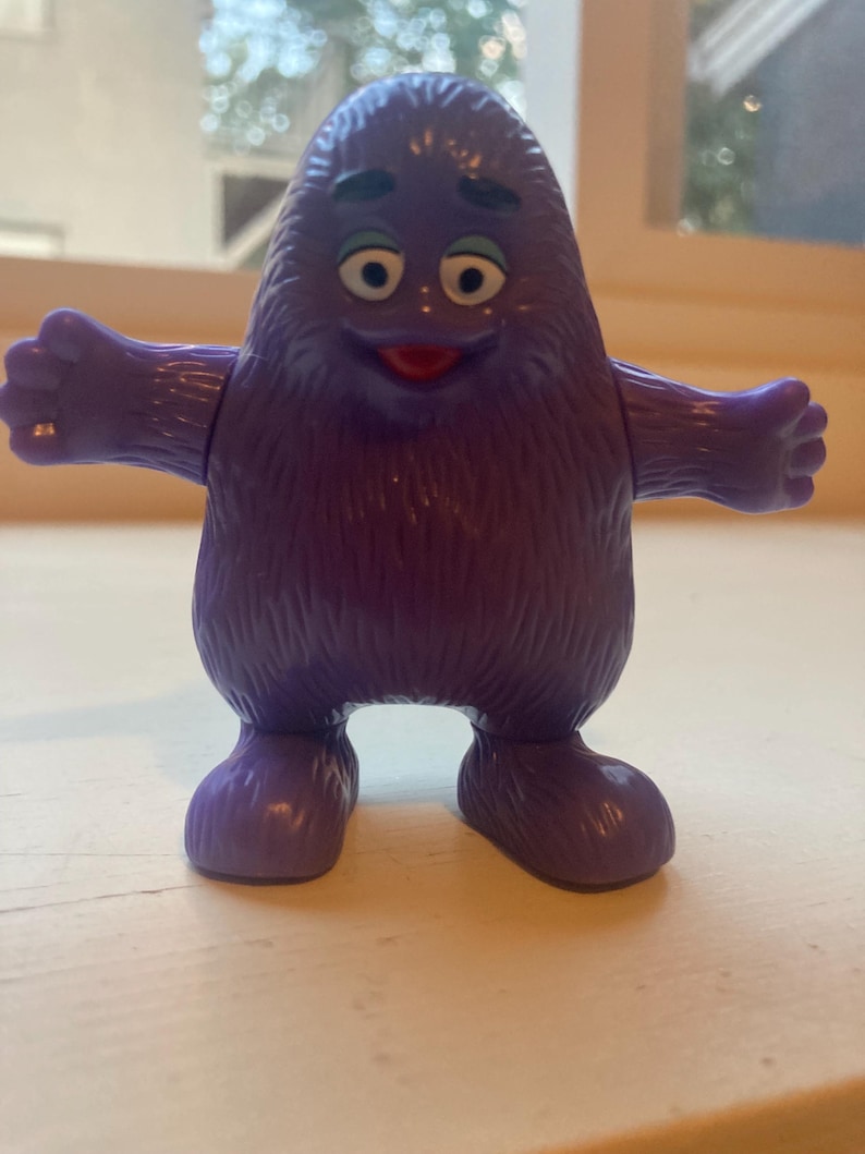 Grimace Figure Mcdonald's Happy Meal Toy 2019 Mcdonaldland 40th ...