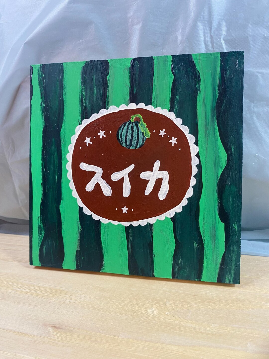 Original Acrylic Watermelon Painting - Etsy