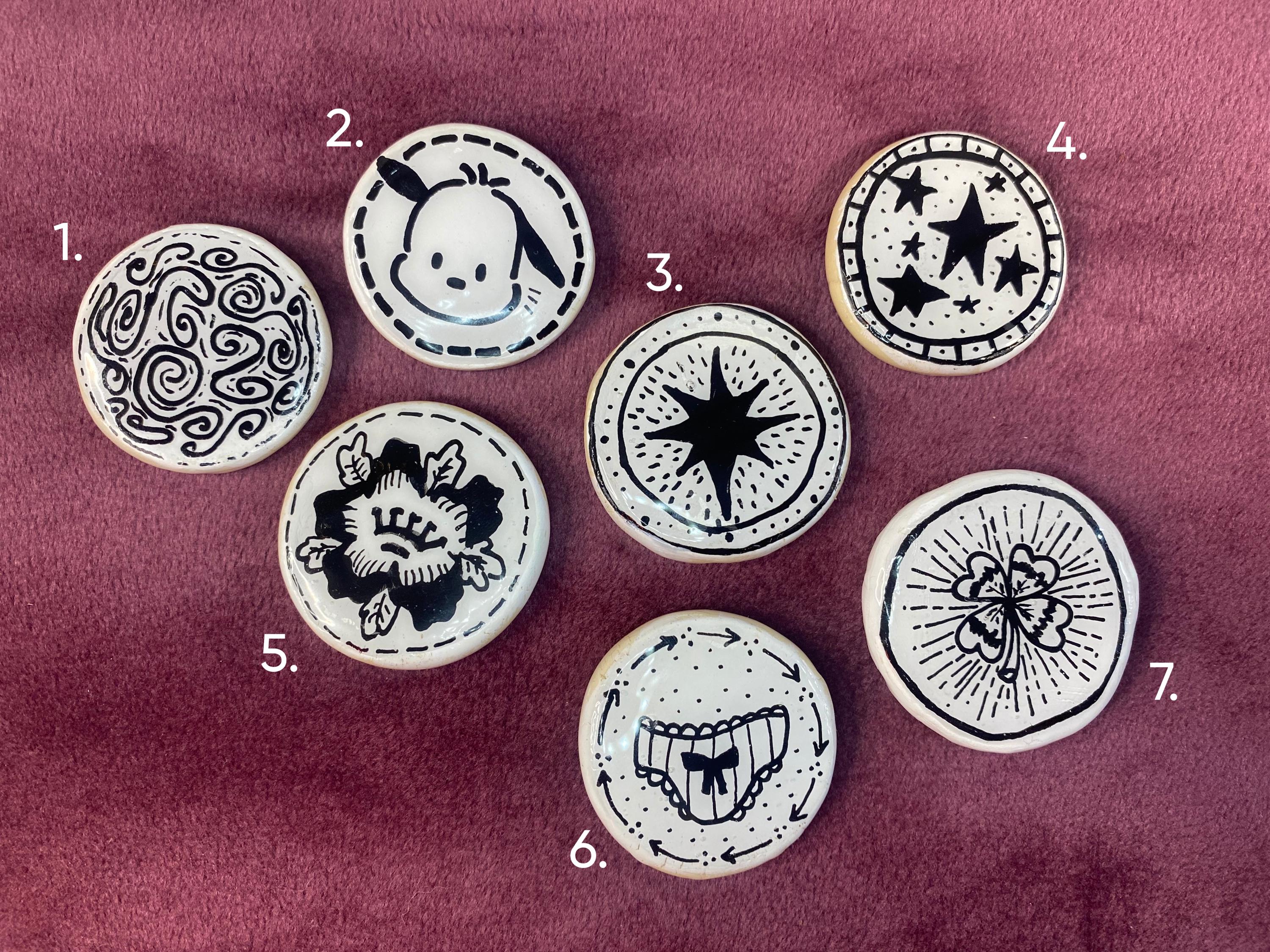 Handmade Clay Pins - Etsy