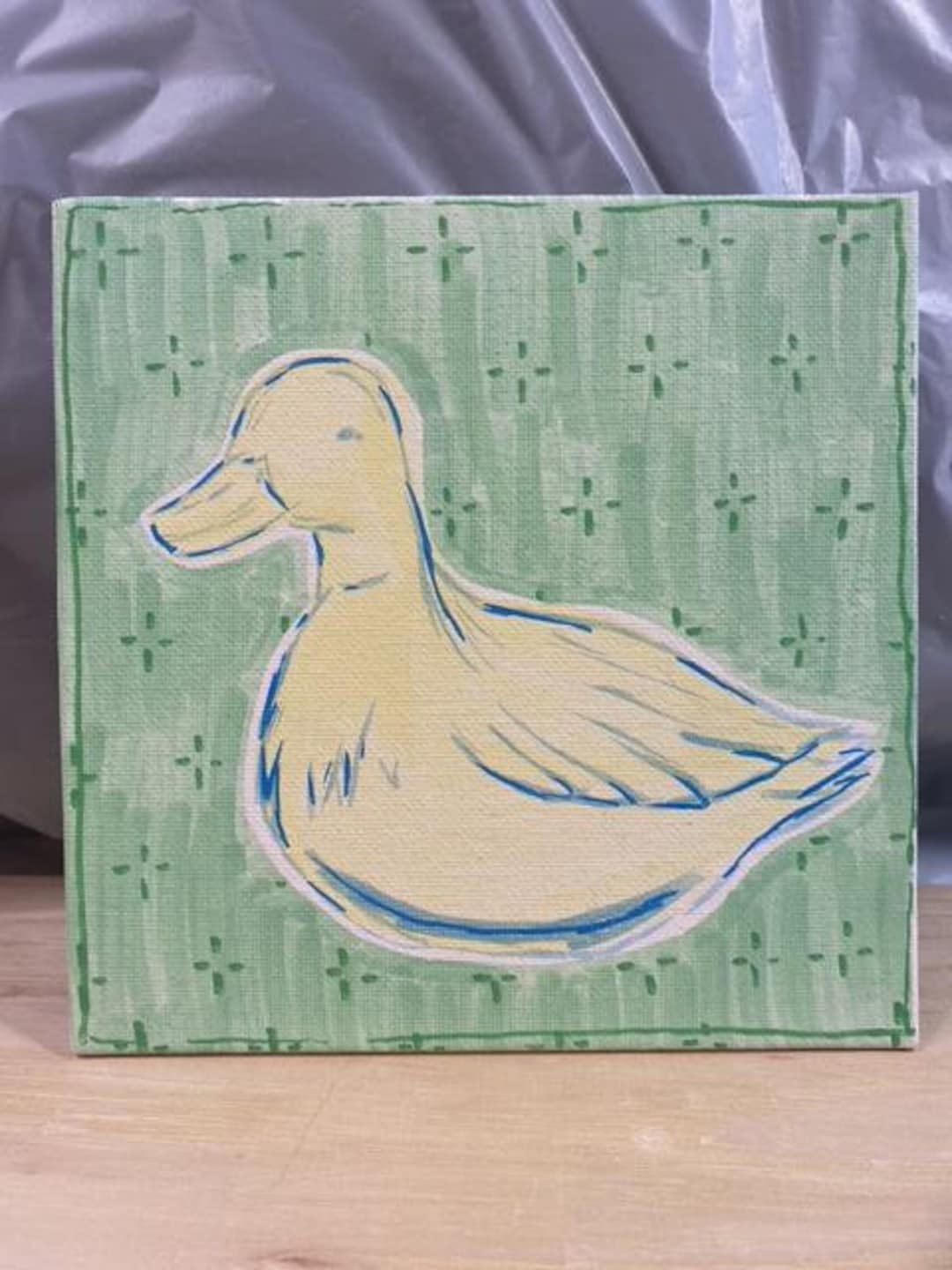 Original Acrylic Duck Painting - Etsy