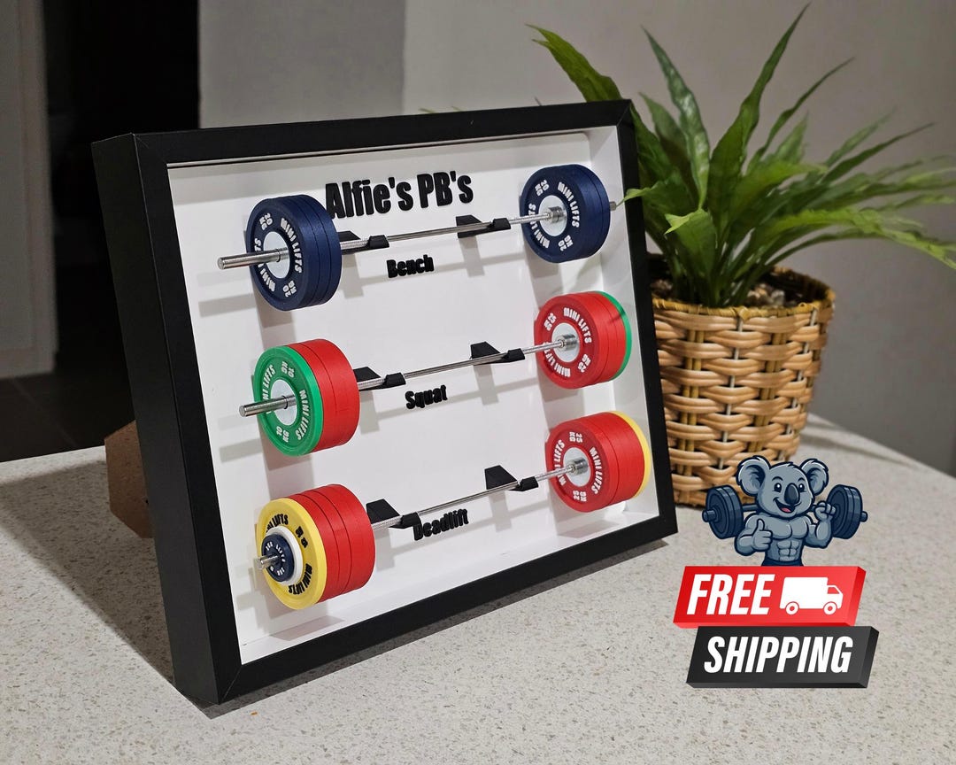 Mini PR Wall – Custom Weightlifting Tracker for Powerlifting & Crossfit ...