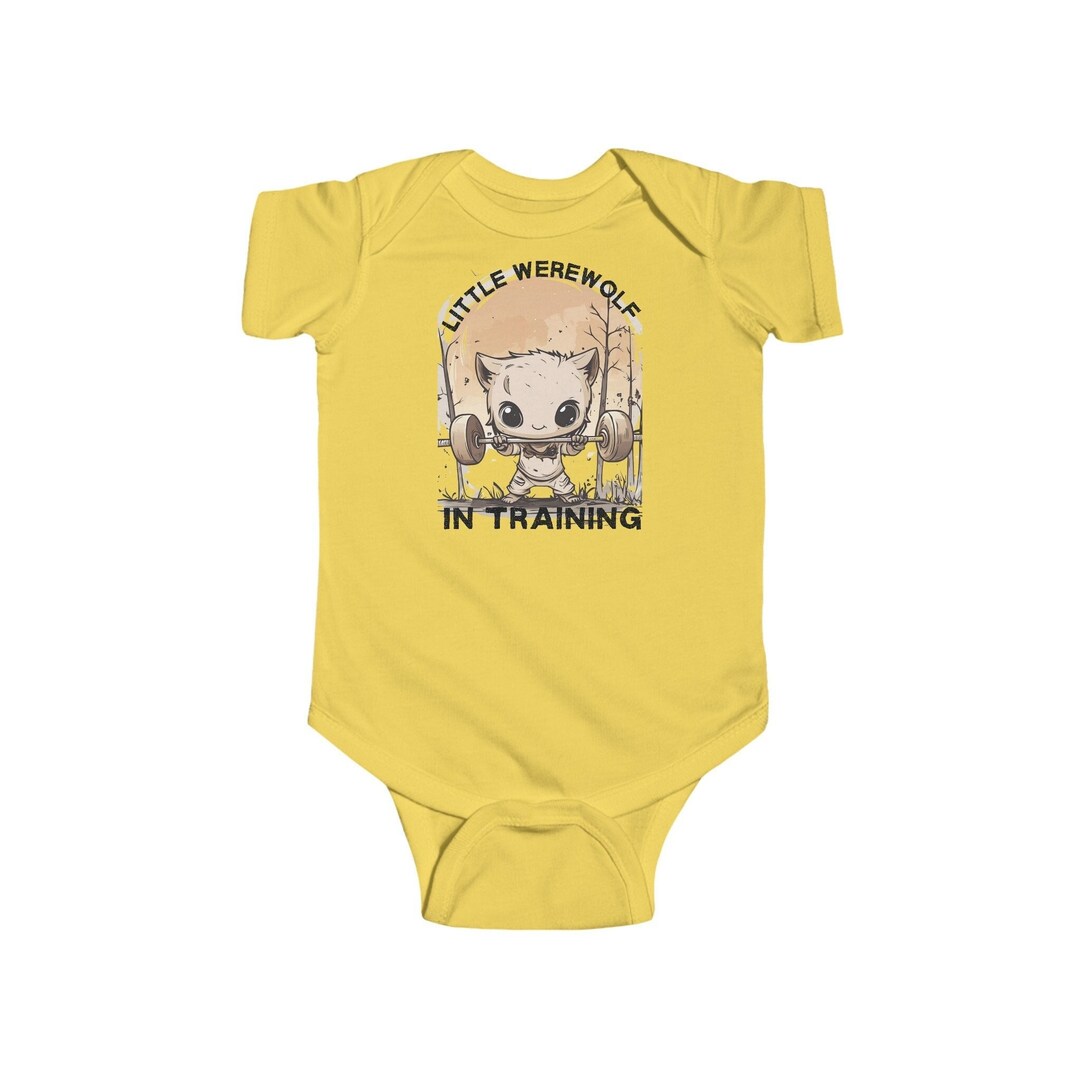 Baby Werewolf Fitness Bodysuit, Halloween Infant Gym Outfit, Cute ...